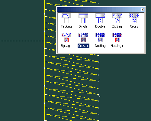 DRAWings Plus Demo A : Basic Stitch Parameters Control