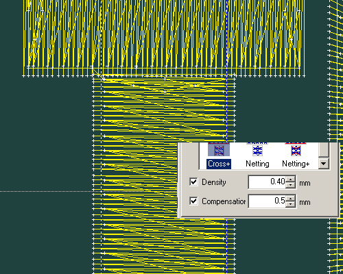 DRAWings Plus Demo A : Basic Stitch Parameters Control